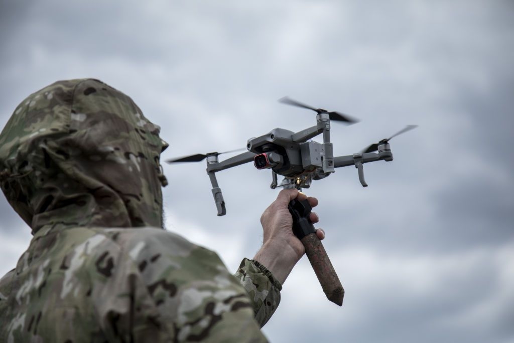 Ukraine reveals remote-controlled, wheeled drone that can drive under ...