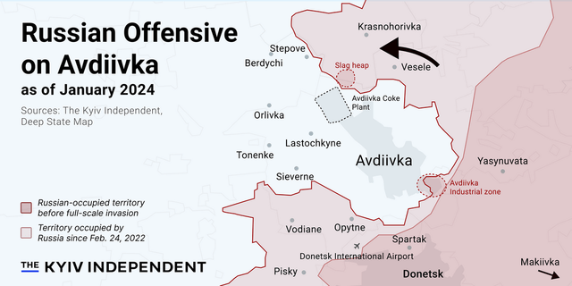 Fate of Avdiivka uncertain as Ukrainian forces defending it struggle ...