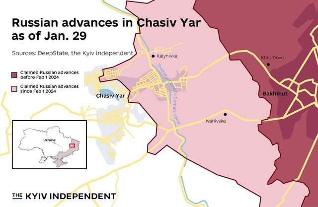 Ukraine 'still fighting' in Chasiv Yar, despite reports of Russian capture