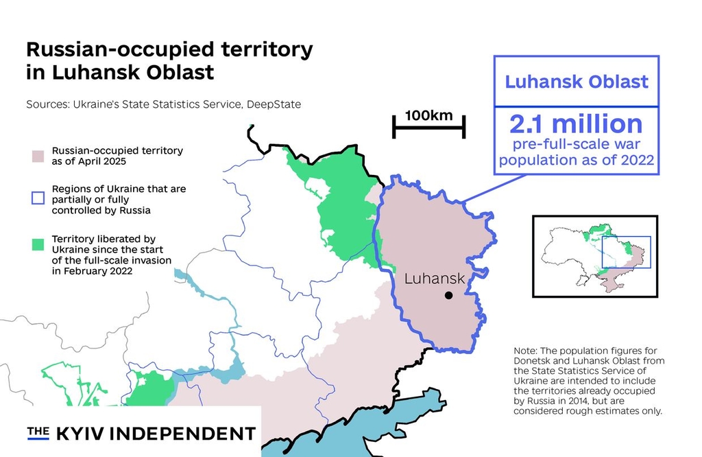 What to know about the 5 ‘key territories’ at the heart of Ukraine ...