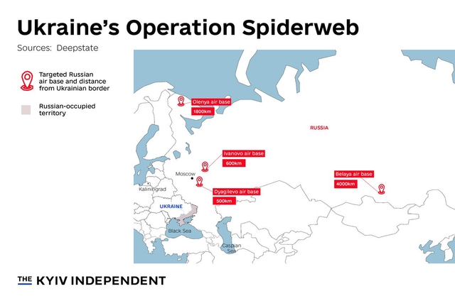 Kremlin hardliners 'in shock' after Operation Spiderweb, tell Putin to declare all-out war in ...