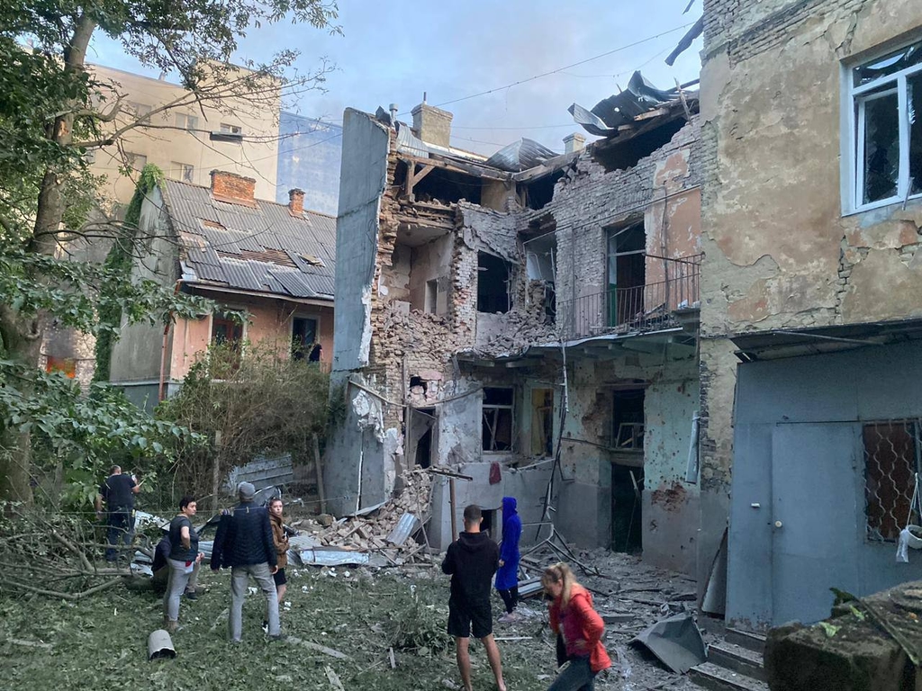 2 killed, 38 injured as Russia launches missile, drone attacks striking ...