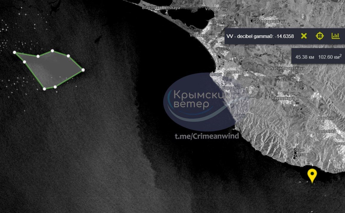 Large pollution slick approaches Crimea, Russian coast impacted ...