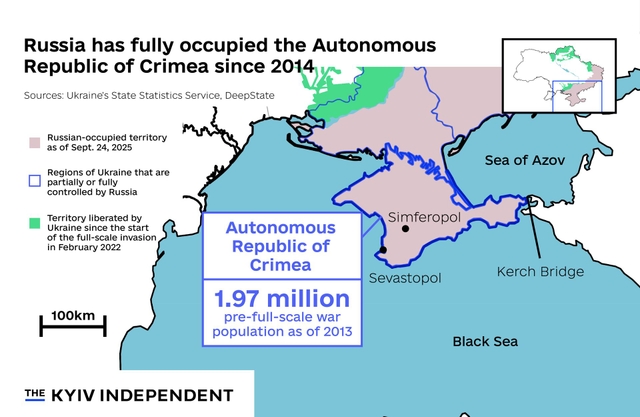 Drones reportedly strike electric substation in occupied Crimea