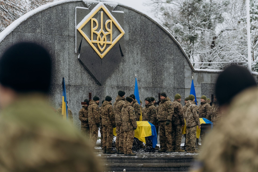 The Ukrainian war cemetery that can't stop growing
