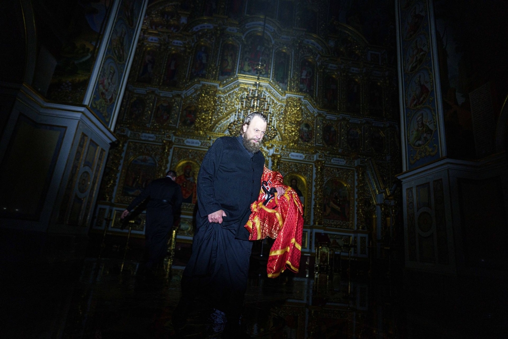 Kyiv's historic Pechersk Lavra burns as large-scale Russian strikes ...