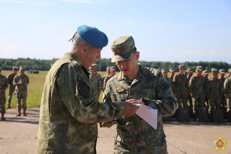 Chinese military personnel arrive in Belarus for joint exercises