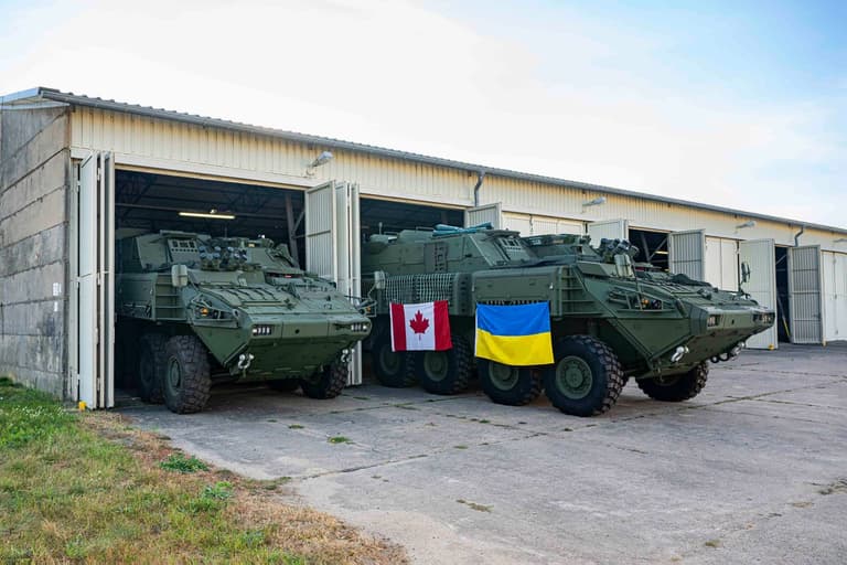 Canada ships first armored combat support vehicles to Ukraine