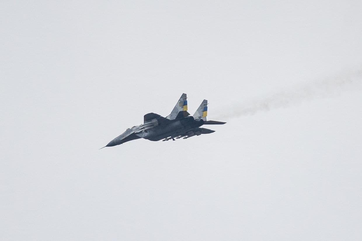 Ukrainian MiG-29 strikes Russian drone hub, ammo depot in Zaporizhzhia ...