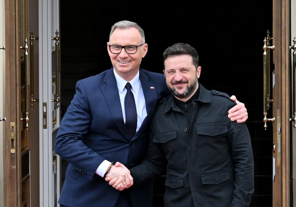 Poland's Duda arrives in Kyiv to meet with Zelensky