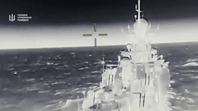Ukraine hits Russian cruise missile carrier near occupied Crimea ...