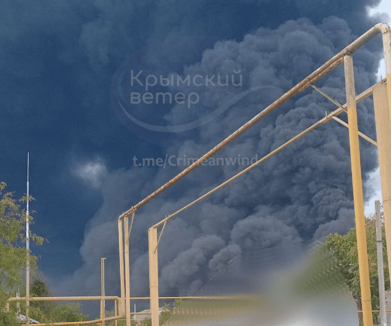'16 fuel tanks damaged' — Russian oil terminal in occupied Crimea still ...