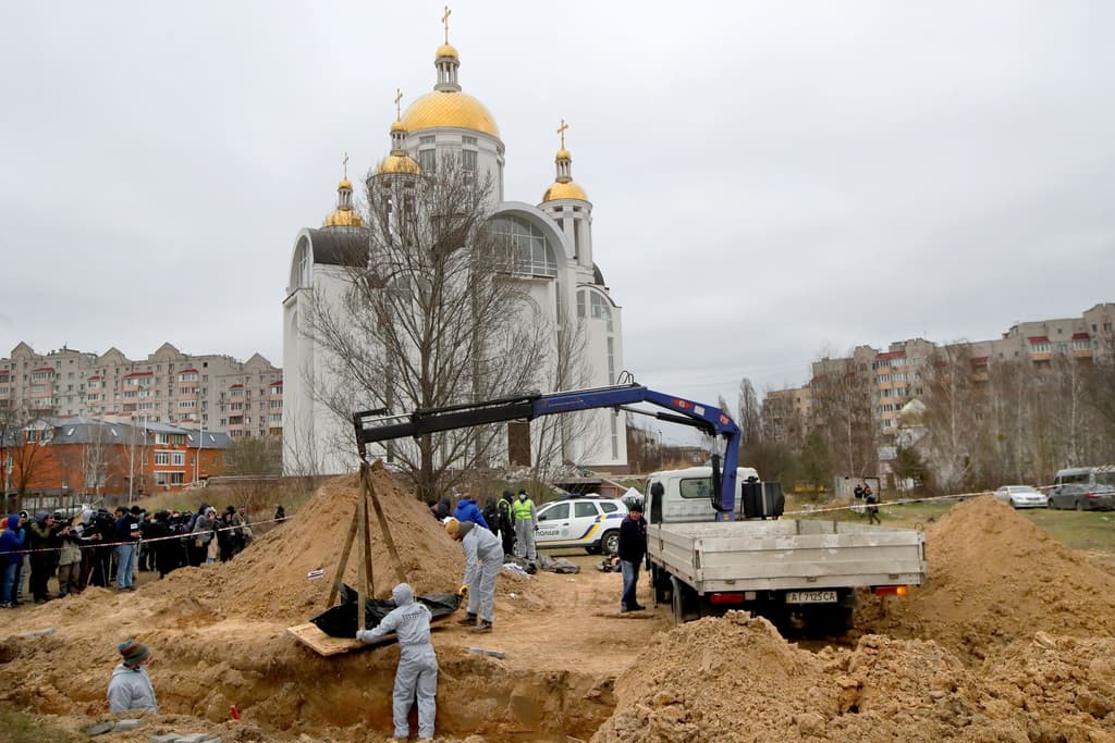 EU sanctions 9 Russians for war crimes committed in Bucha