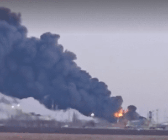 Ukraine war latest: 'Fuel tanks are burning' — Major Russian oil hub ...