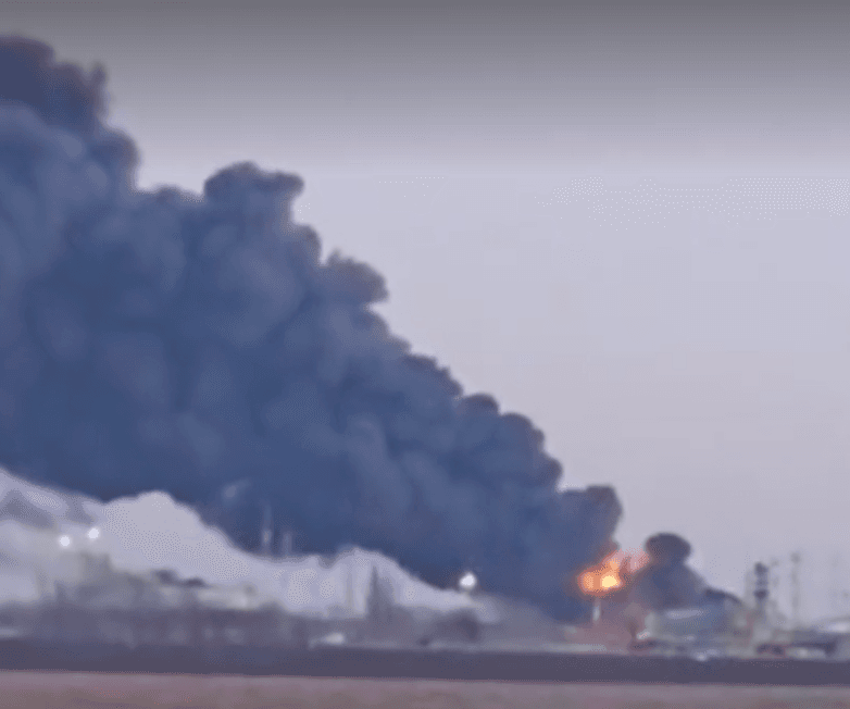 'Fuel tanks are burning' — Major Russian oil hub hit in Ukrainian drone ...