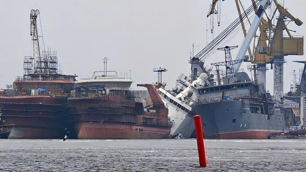 Russian military icebreaker damaged in unprecedented Baltic Sea drone ...