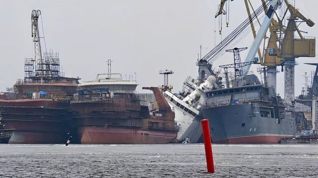 Russian military icebreaker damaged in unprecedented Baltic Sea drone ...