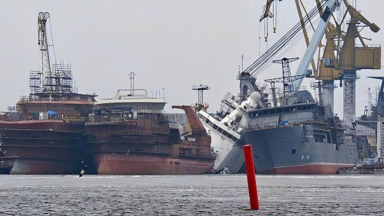Russian military icebreaker damaged in unprecedented Baltic Sea drone ...