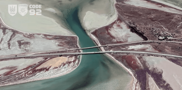Bridge linking Crimea to southern Ukraine damaged in drone strike ...